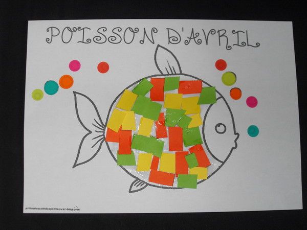 Activité poisson d'avril